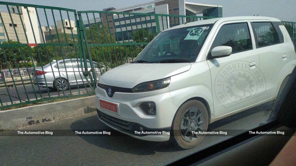 [EXCLUSIVE] Maruti Suzuki Wagon R EV spotted without any camouflage for ...